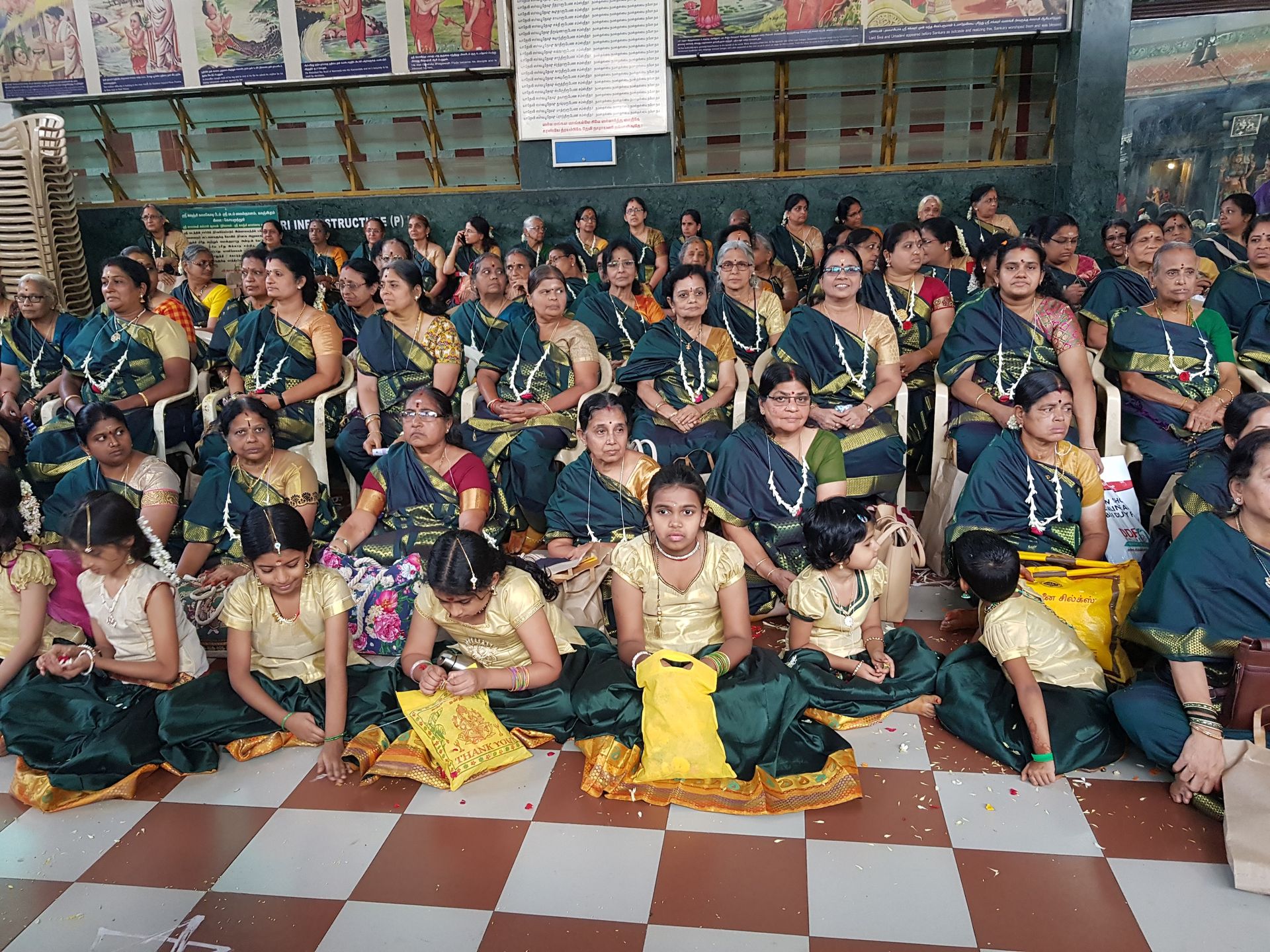 Sumangali Prarthanai Ritual of Blessings & Tradition Madisar 9 yards